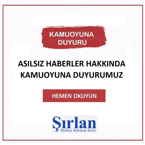 Şırlan Doğal Kaynak Su
